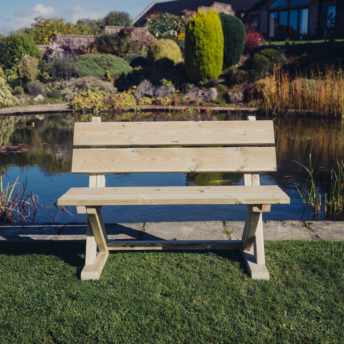 Ashcombe Bench – Churnet Valley Garden Furniture